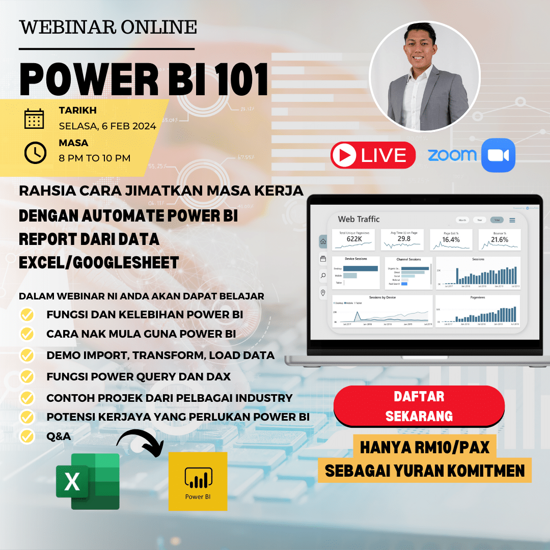 Webinar Live Power BI 101 | BelajarPowerBI
